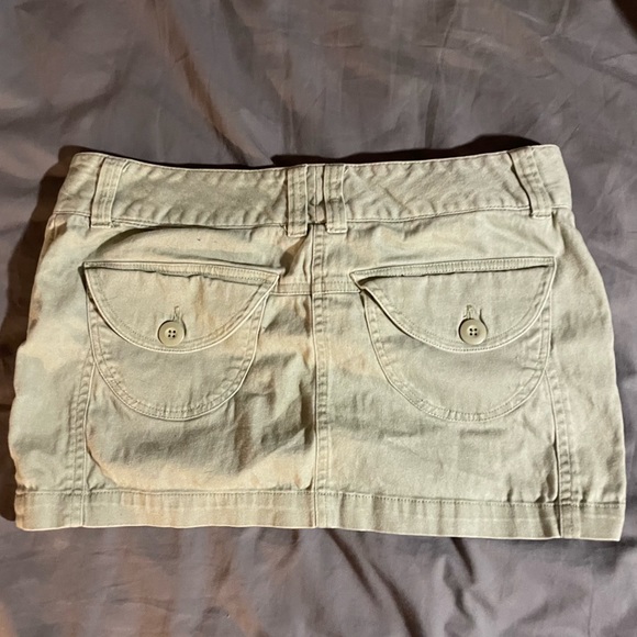 zinc | Skirts | Zinc Micro Mini Cargo Skirt Sz 7 | Poshmark